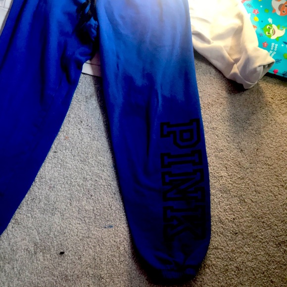 PINK Victoria's Secret | Pants & Jumpsuits | Pink Medium Blue And Black ...